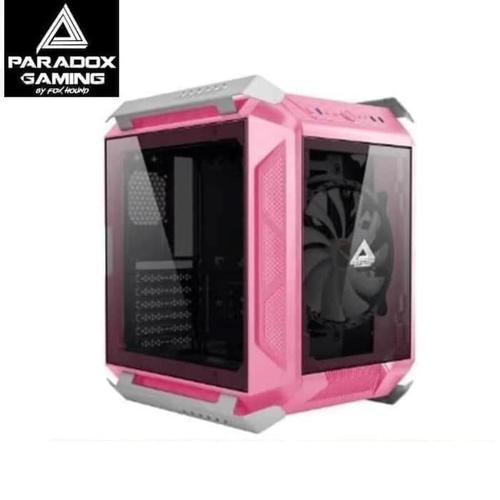Jual PARADOX GAMING RAVAGER PINK Tempered Glass Mid Tower ATX Case ...