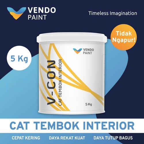 Promo Vendopaint Cat Tembok Interior Murah V-CON 5 KG - Awet Tidak ...