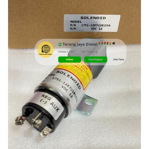 Jual SELENOID ENGINE STOP S6KT 12V 12 VOLT 1751-12e7u1b1s5a - Kota Tangerang - Terang Jaya ...