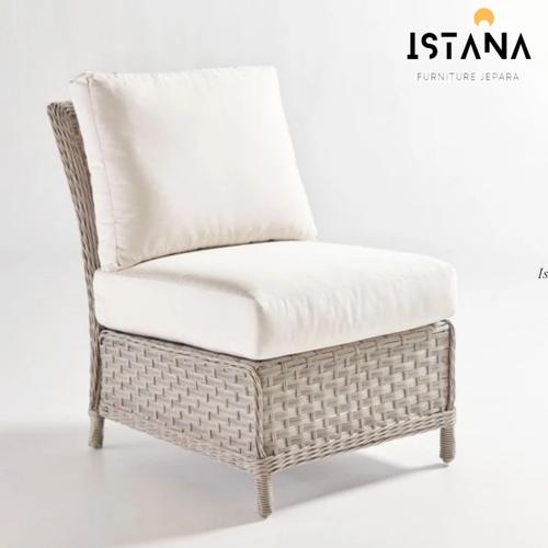 Jual kursi anyaman rotan sintetis, kursi teras minimalis modern rotan ...