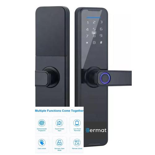 Jual BERMAT kunci pintu digital Smart Lock Fingerprint Card Doorlock ...