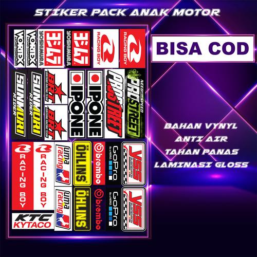 Jual STIKER MOTOR - STIKER RACING - STIKER SPONSOR - STIKER PACK ...