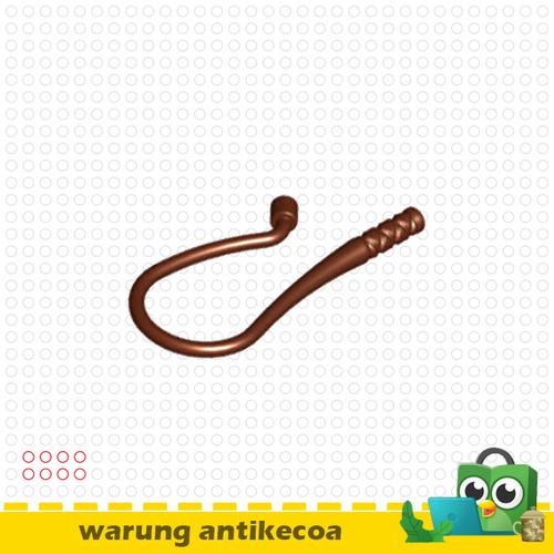 Jual LEGO Part: Reddish Brown Minifig Weapon Whip Bent Flexible - Kota ...