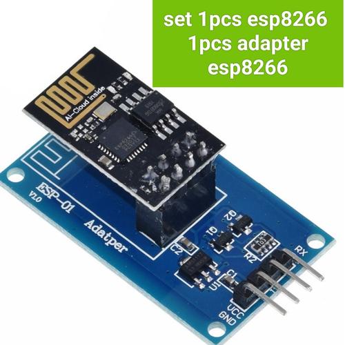 Jual new part adaptor + esp-01 ESP8266 adapter module wifi esp01 3.3v ...
