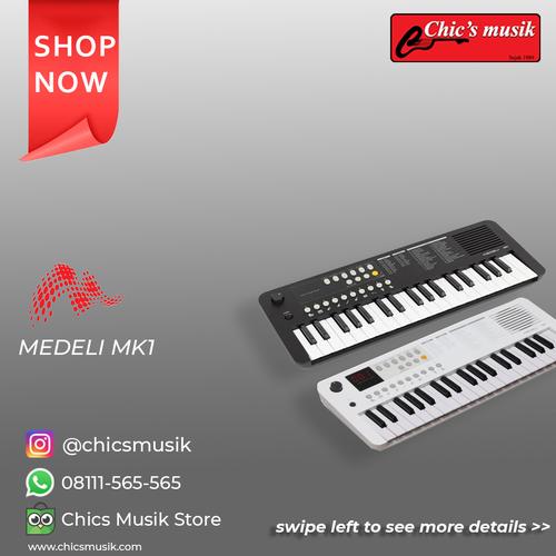 Jual Mini Keyboard MEDELI MK1 - Hitam - Jakarta Timur - Chics Musik ...