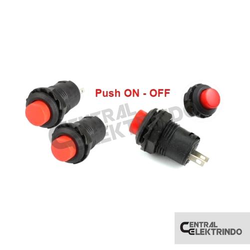 Jual TOMBOL PUSH ON / PUSH ON OFF Saklar Switch - Body PENDEK - P On ...