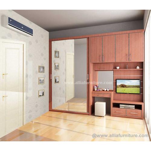 Jual Lemari pakaian minimalis multifungi meja rias dan ruang tv model ...