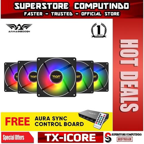 Promo Fan Armaggeddon Tessaraxx TX-iCore ARGB Fan | Support Aura Sync ...