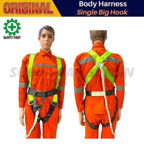 Jual Safety Belt Full Body Harness Single Big Hook - Sabuk Pengaman ...