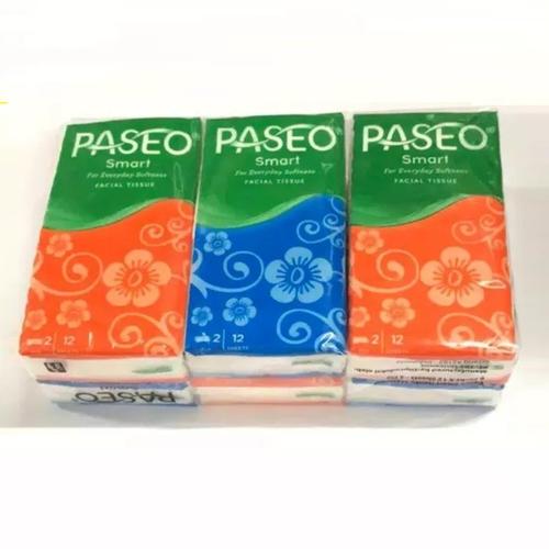 Jual Tissue Facial Paseo Smart Hanky/Tisu saku pocket (6 pack x 12 ...