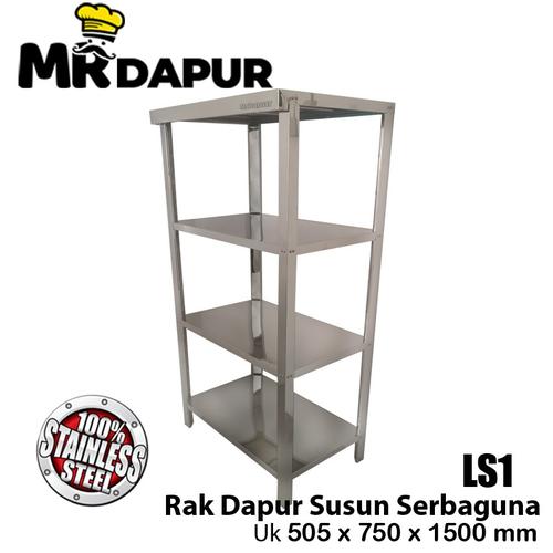 Jual LEMARI RAK DAPUR STAINLESS SERBAGUNA MR DAPUR TYPE LS1 - Kota ...