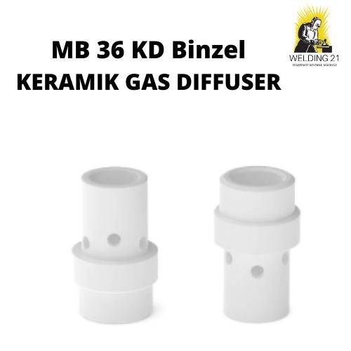 Jual MB 36 KD Binzel KERAMIK GAS DIFFUSER MESIN LAS MIG/MAG - Jakarta ...