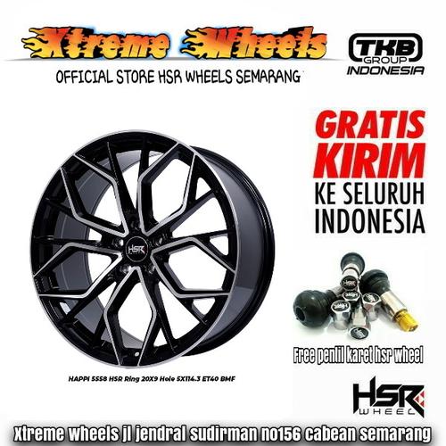 Jual velg mobil innova hrv crv xpander xtrail velg racing HSR HAPPI ...