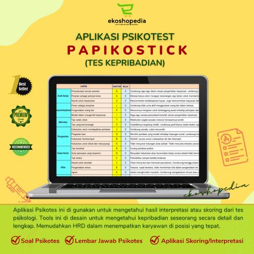 Jual Aplikasi Psikotes Papi Kostick - Personality Inventory - DVD ...