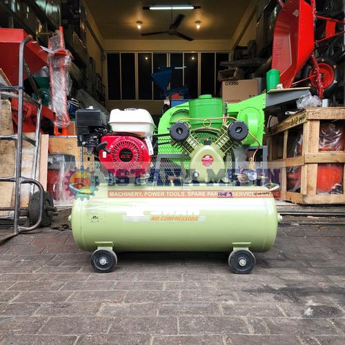 Jual MESIN KOMPRESSOR ANGIN UDARA SWAN 2 PISTON 2HP + MESIN HONDA GX ...