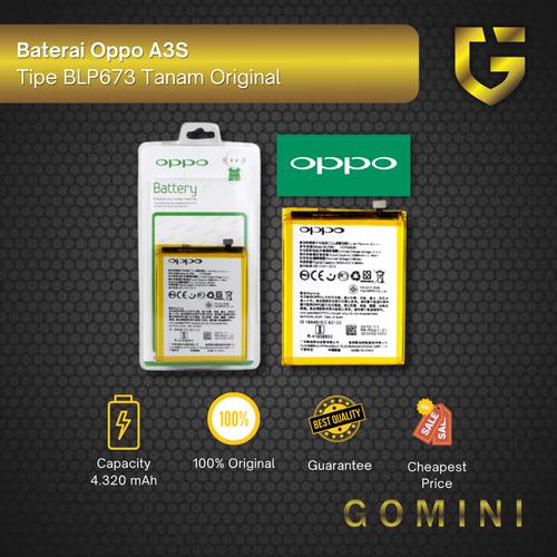 Jual Batterai Oppo A3S Tipe BLP673 Tanam Original - Kota Surabaya ...
