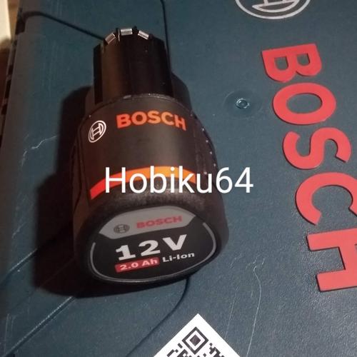 Jual baterai batre bor cordless bosch original 120 li 12v 2.0 ah - Kab ...