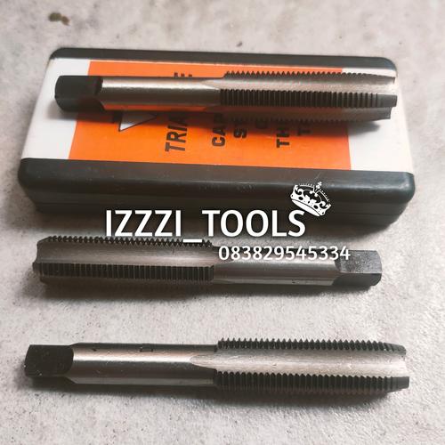 Jual Mata bor hand tap drill drat baut mat bor ulir baut Triangle M12 X ...