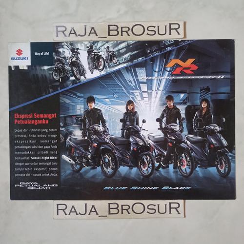 Jual Poster brosur Suzuki Shogun/Skywave/Smash/Spin NR Night Rider 2 II ...