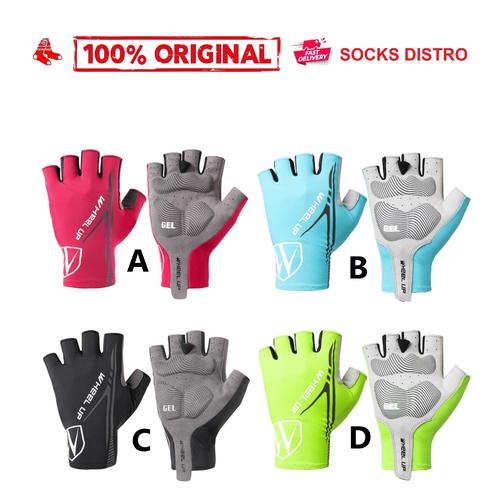 Promo KG4 Sarung Tangan Sepeda Pancing Gel Wheel Up Reflection 4 Warna ...