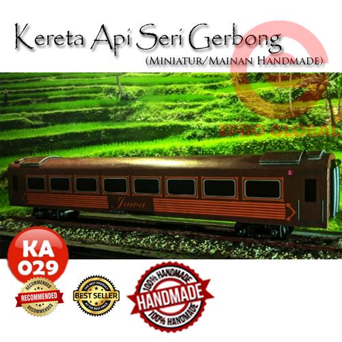 Jual Kereta Api Seri Gerbong/Kereta Penumpang (Miniatur-Mainan Handmade ...