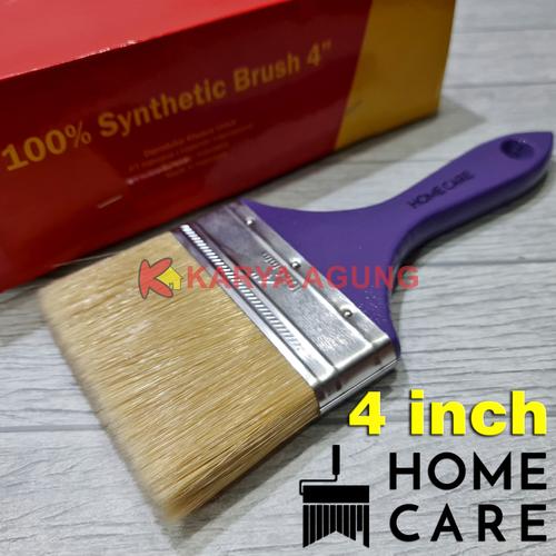 Jual Kuas Cat Sintetis 4" HOME CARE Bulu Halus / Synthetic Brush 4 inch ...