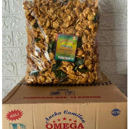 Jual Blinjo Emping Pedas Manis/EMPING THAILAND OMEGA KEMASAN 1kg ...