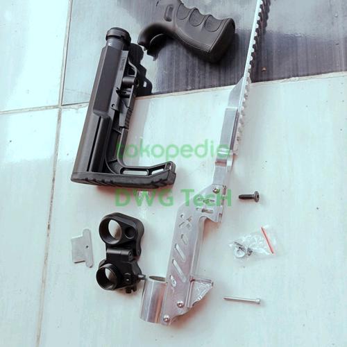 Jual taktikal set popor pacul plus engsel lipat hx 7, 8, dan 9 - Kab ...