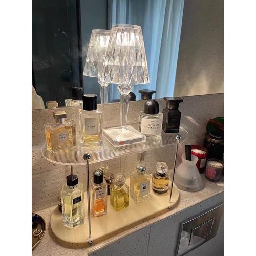 Jual Rak Parfum Akrilik Organizer / Tempat Parfum Skincare Makeup - 2 ...