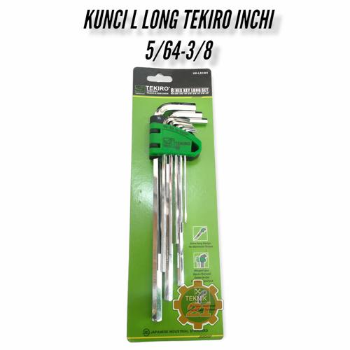 Jual KUNCI L TEKIRO INCHI SET KUNCI L SET TEKIRO LONG INCHI - Kab ...