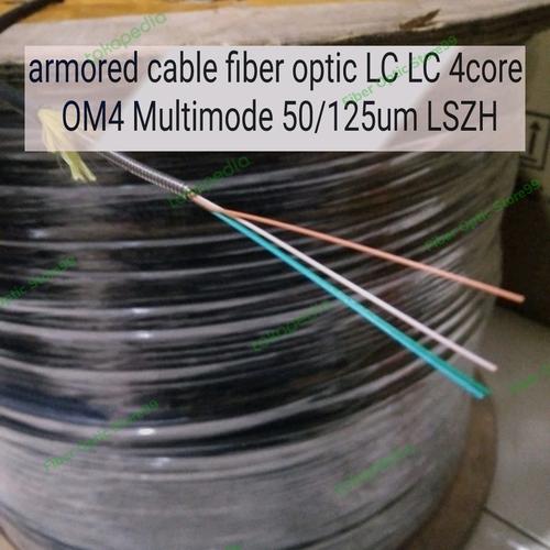 Jual armored cable fiber optic LC LC 4core OM4 Multimode 50/125um 35 ...