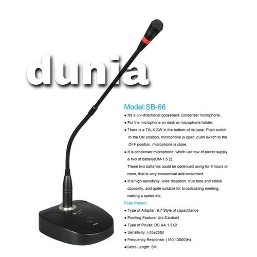 Jual Mic Kabel Meja Soundbest SB 66 Original Podium - Conference 1 unit ...