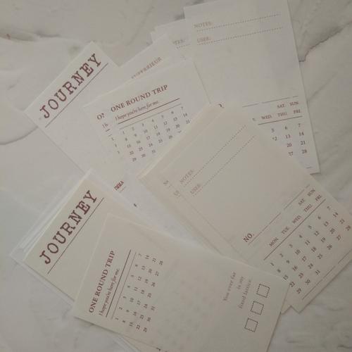 Jual Kertas schedule dan journey 5 pcs random - TIME MONOLOG - Kota ...