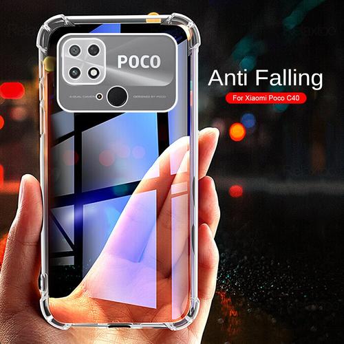 Jual Xiaomi Poco C40 Case Softcase ANTICRACK CAMERA PROTECTION Casing ...