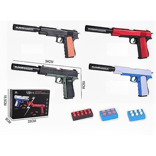 Jual Mainan Tembak Tembakan Kokang Peluru Busa Soft Bullet Gun Toy NERF ...