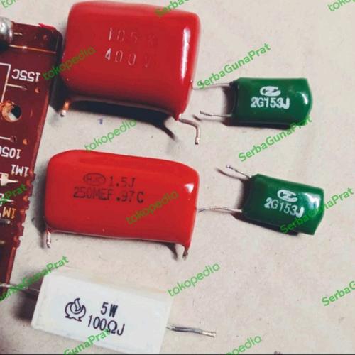 Jual pcb plus kapasitor Milar ,Milar , transistor sesuai foto - Kota ...