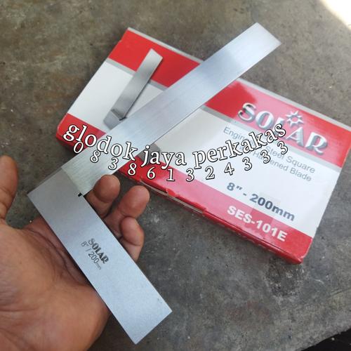 Jual pasekon siku penggaris baja 8 inch 500 mm alat ukur sudut siku ...
