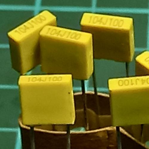 Jual 104J100 Kapasitor Polypropilene Film Capacitor Kuning MKM - Kota ...