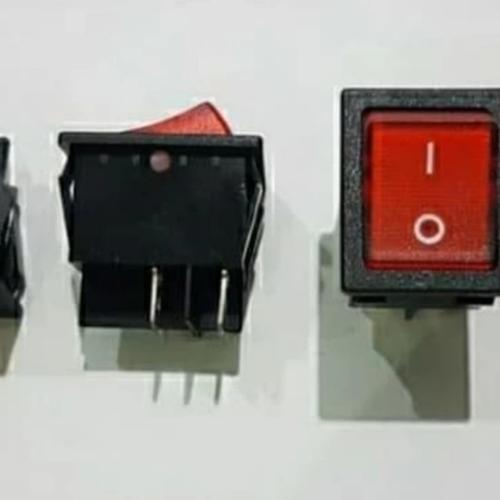 Jual saklar on of 4pin lampu besar power switch biasa power rocker 220v ...