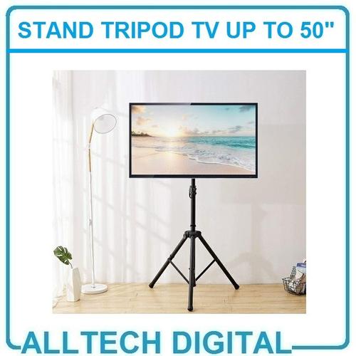 Jual Stand Tripod Monitor TV Bracket Portabel Portable up to 50 Inch ...