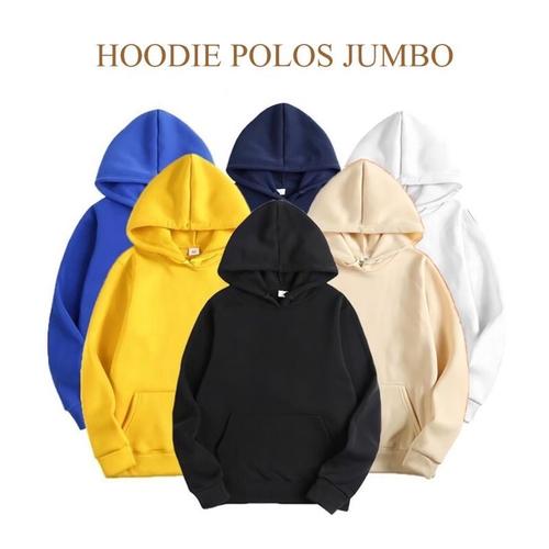Jual Sweater Hoodie Polos bahan 100% COTTON FLEECE bahan adem warna ...