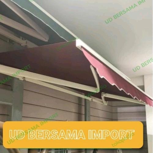 Jual KRISBOW awning gulung / kanopi lipat 5 x 3 meter awning eropa ...