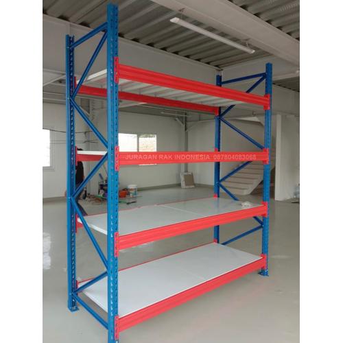Jual Rak Besi Gudang 4 Susun - Heavy Duty (Shelving) Rack Kapasitas 1 ...