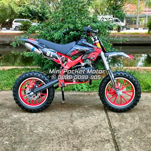 Jual MOTOR MINI TRAIL MT2 50CC 2TAK AUTOMATIC - Merah - Kota Semarang ...