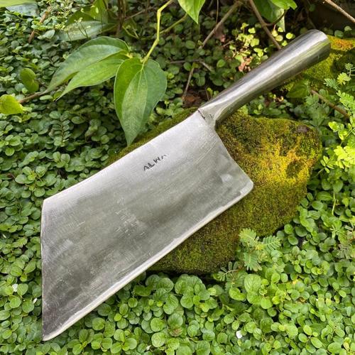 Jual Pisau Cacah Tulang Daging Tebal Golok Baja /parang.arit.sabit ...