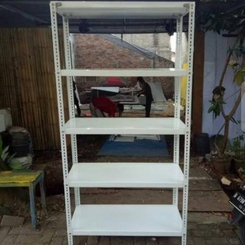 Jual rak besi, rak besi 5 susun, rak besi siku lubang, rak besi siku ...