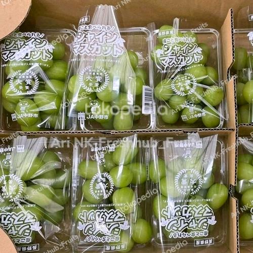 Jual Anggur Shine Muscat Fresh Import Japan Original 1box - Jakarta ...