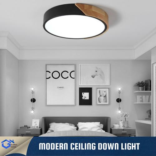 Jual Lampu Plafond LED Ceiling Down Light Bulat Modern Cool White 24W ...