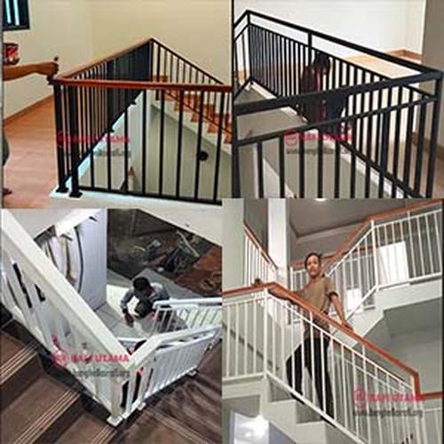 Jual Railing tangga kayu - Kota Depok - Bengkel Las RafiUtama | Tokopedia