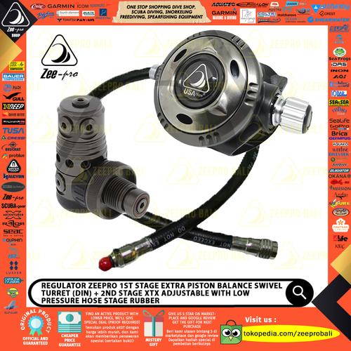 Jual 2nd Stage Octopus XTX 1st Stage Extra Piston Zeepro Ice Silver ...